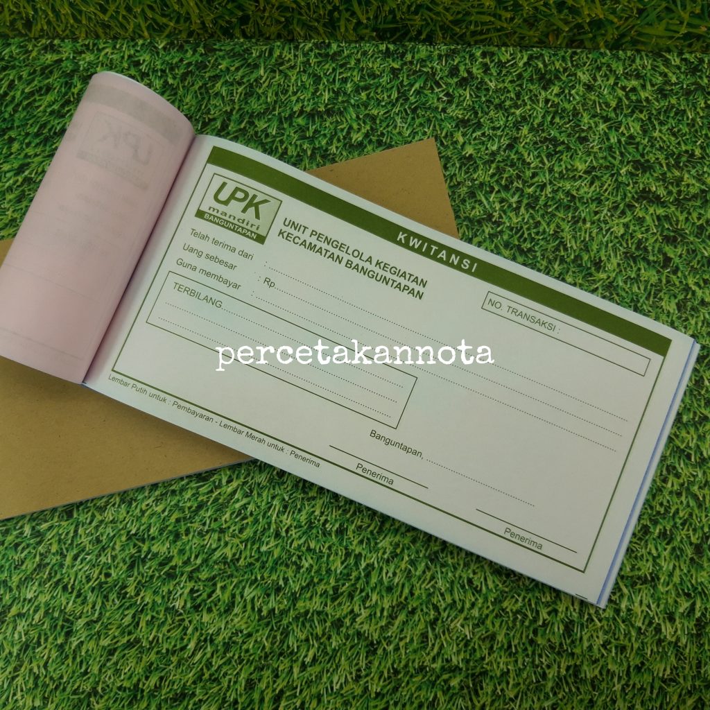 Kwitansi - Percetakan Nota - Cetak Kebutuhan ATK