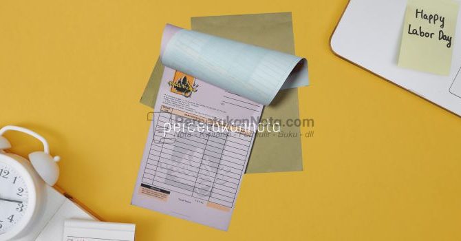 Free Download Template Nota Arsip - Percetakan Nota